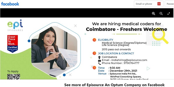 MedicalQuack on Twitter: "See more of Episource, an Optum Company on Facebook! It's in your face ...