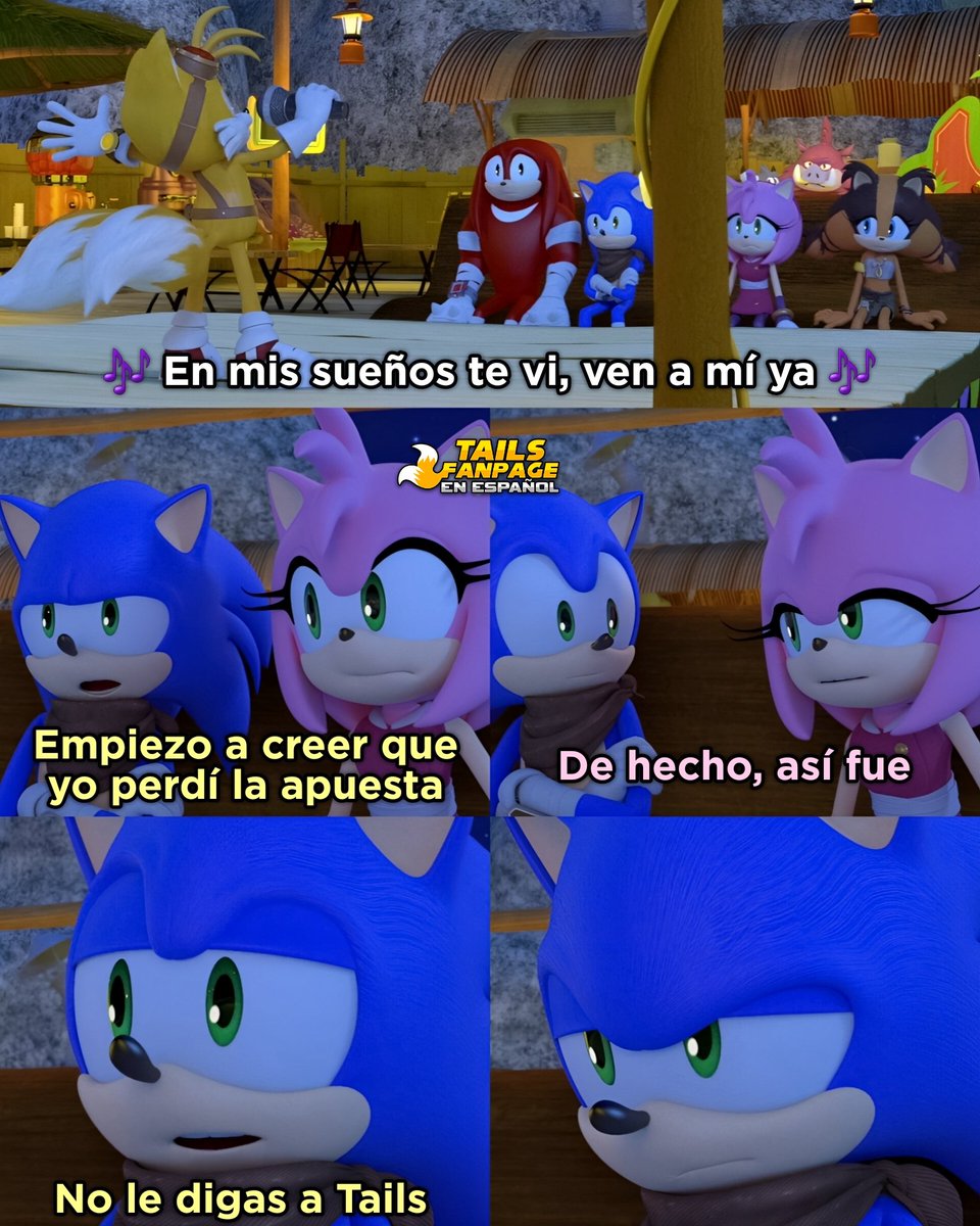 Tails Fanpage en Español on Twitter: "Tails en Sonic Boom cantando tras una apuesta con Sonic (a ...