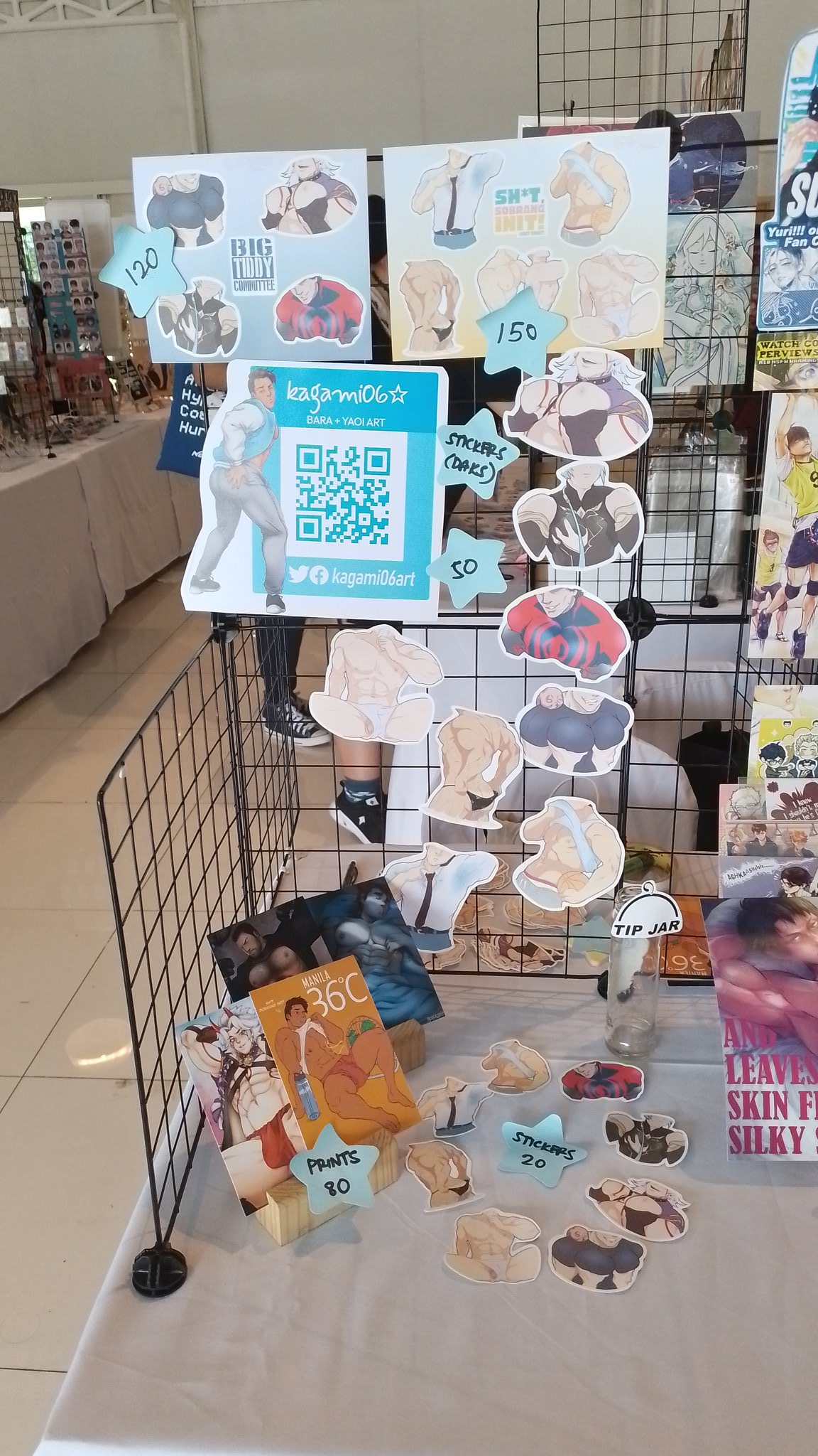 kagami06🔞🌈 @BLushCon2023 EX3 on Twitter: "All set up for BLushCon 2023! See you at booth EX2 ...