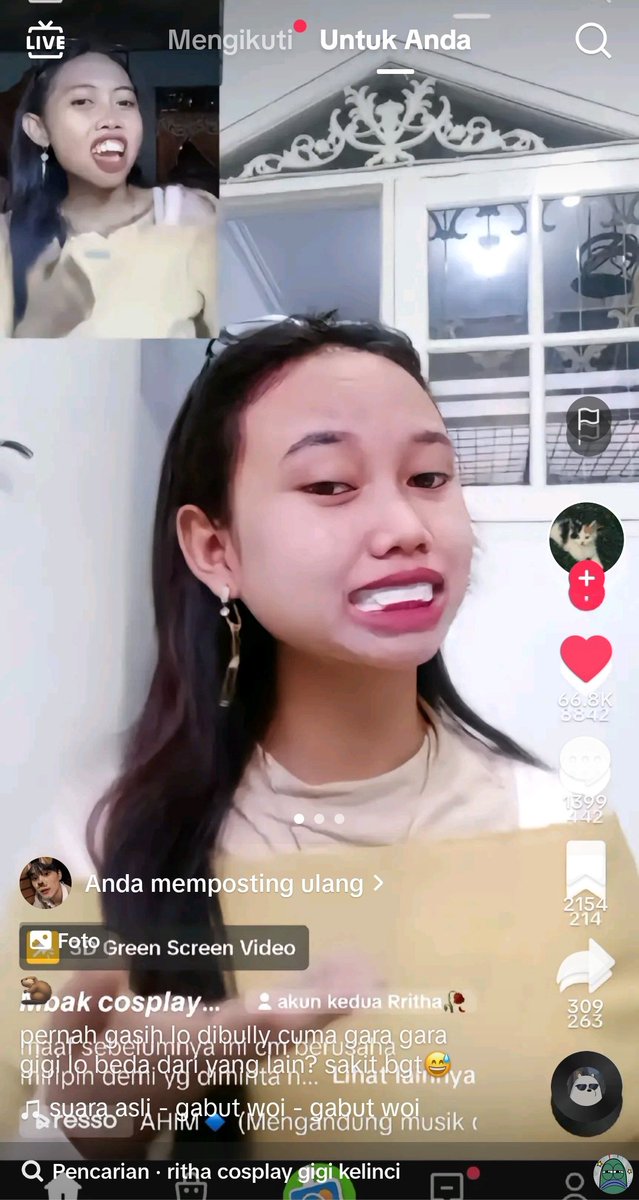 Tanyarl ㅡ 🚫 REP OOT/LINK AFF/JUALAN on Twitter: "💚 CW // tiktokJd ad akun yg srg 'cosplay' org² ...