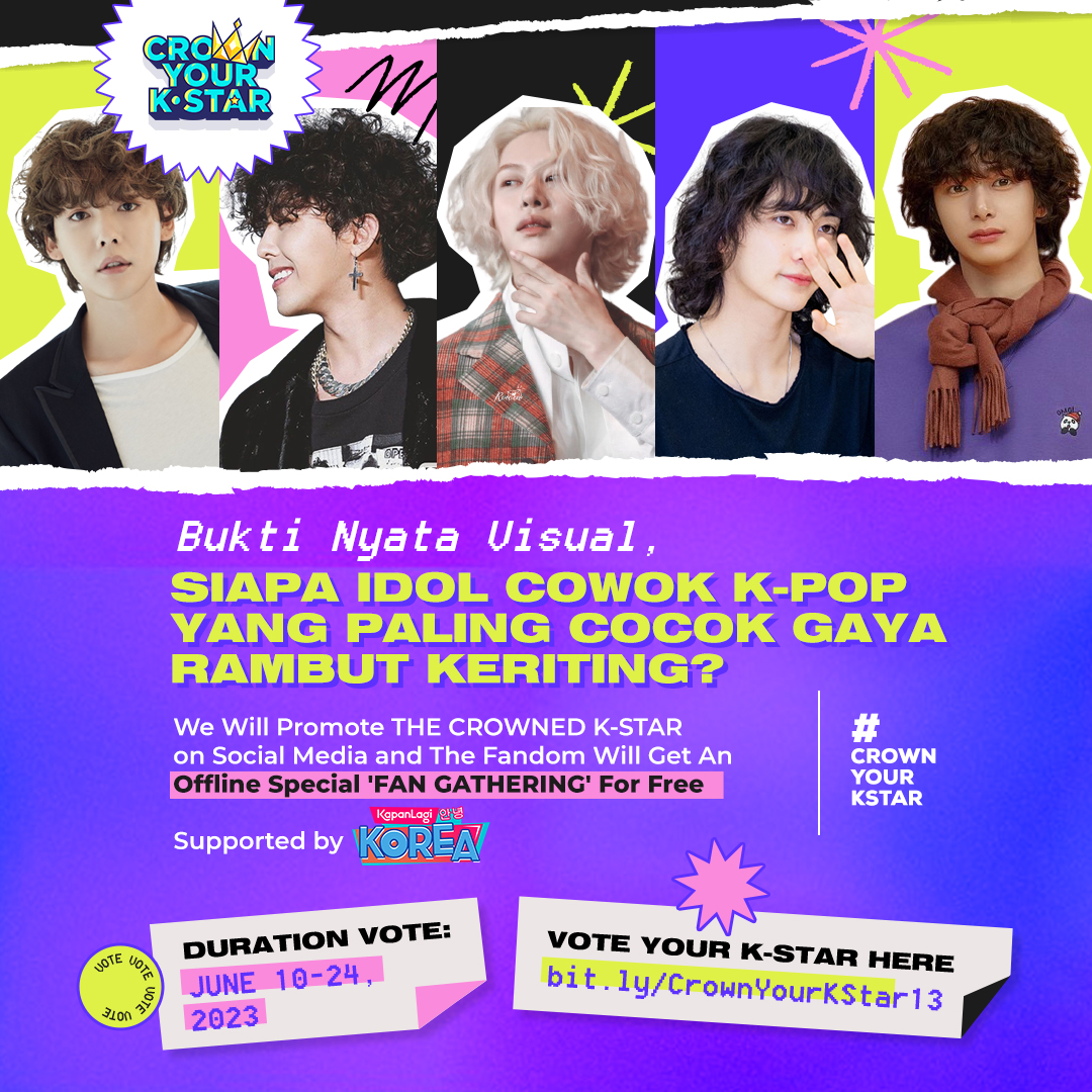 Kapanlagi Korea on Twitter: "Yuk rame-rame vote Huening Kai TXT di 👑CROWN YOUR K-STAR👑 edisi ...