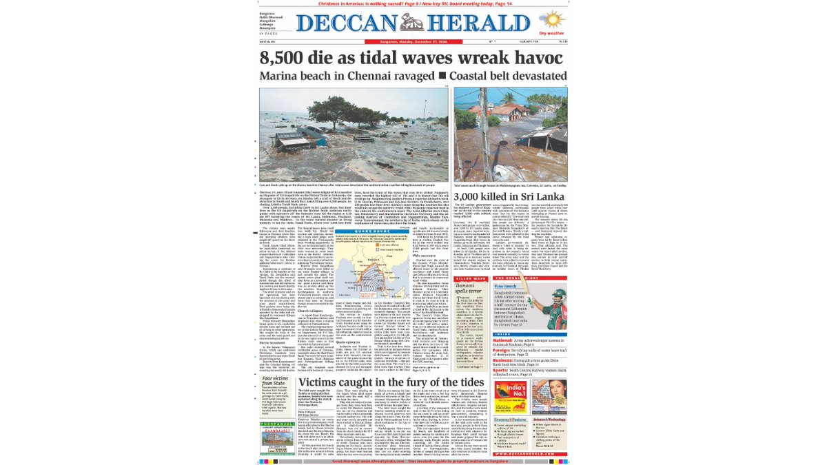 2004 Tsunami Tsunami In Indonesia Kills Over 280, With No Warning Or