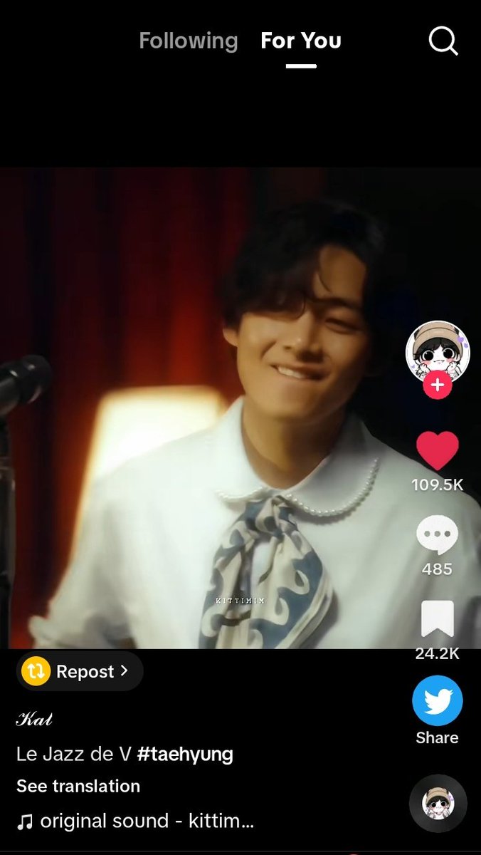 TAEKOOK INDIA on Twitter: "RT @TKTiktok_: Currently 3 video of "Le Jazz De V" is trending on ...