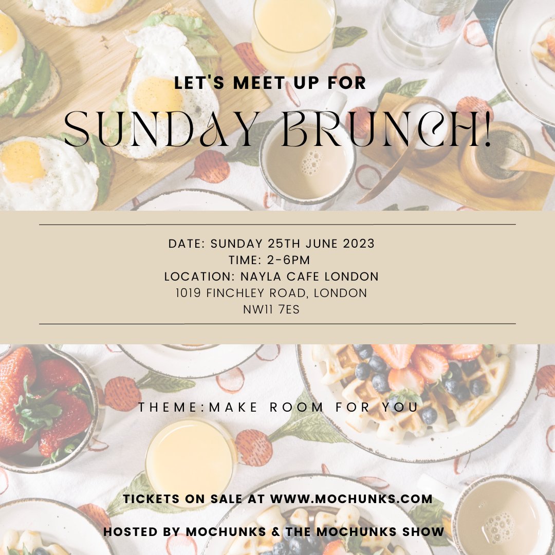 HomeGirlsUnite on Twitter: "RT @MoChunks: Brunch with us! For friends, fans & supporters of The ...