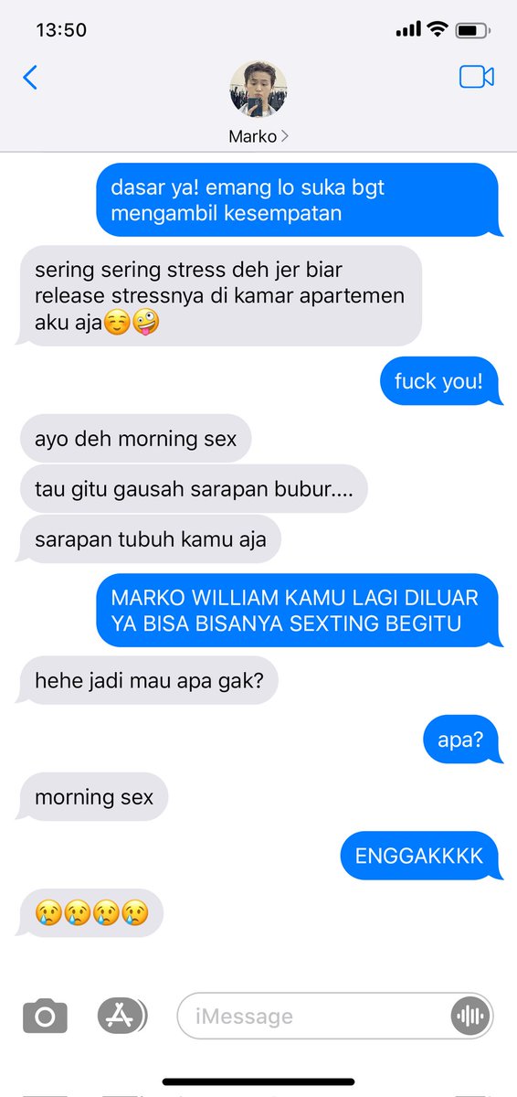 wirby on Twitter: "markno onetweet au — malu banget"