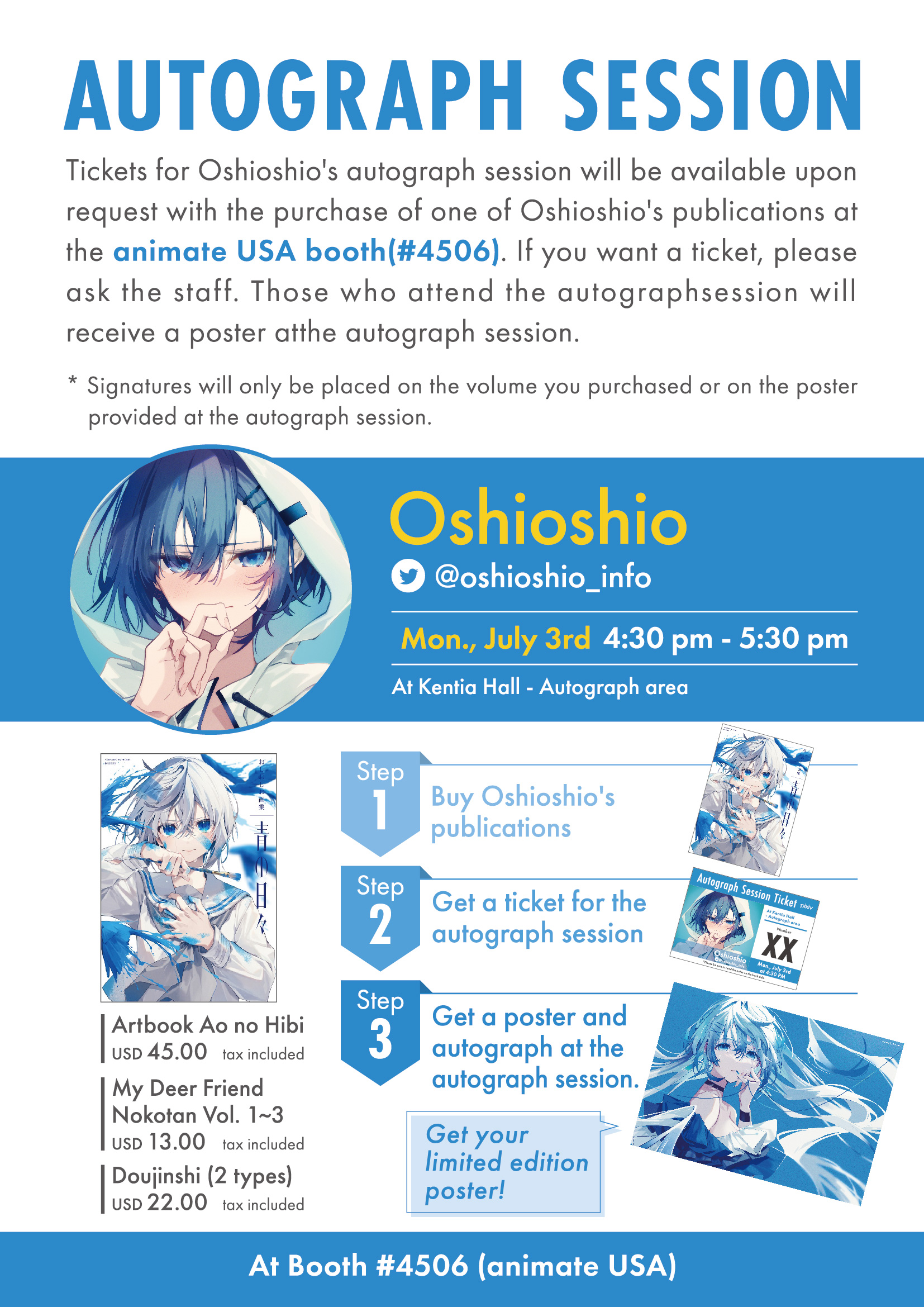 pixiv English on Twitter: "Modare and Oshioshio's autograph session tickets are finished! 🥳Don't ...