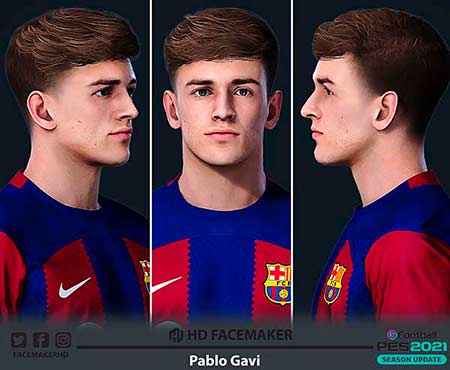PES-FILES.COM on Twitter: "PES 2021 Pablo Gavi Update #29.06.23 by HD Facemaker https://t.co ...
