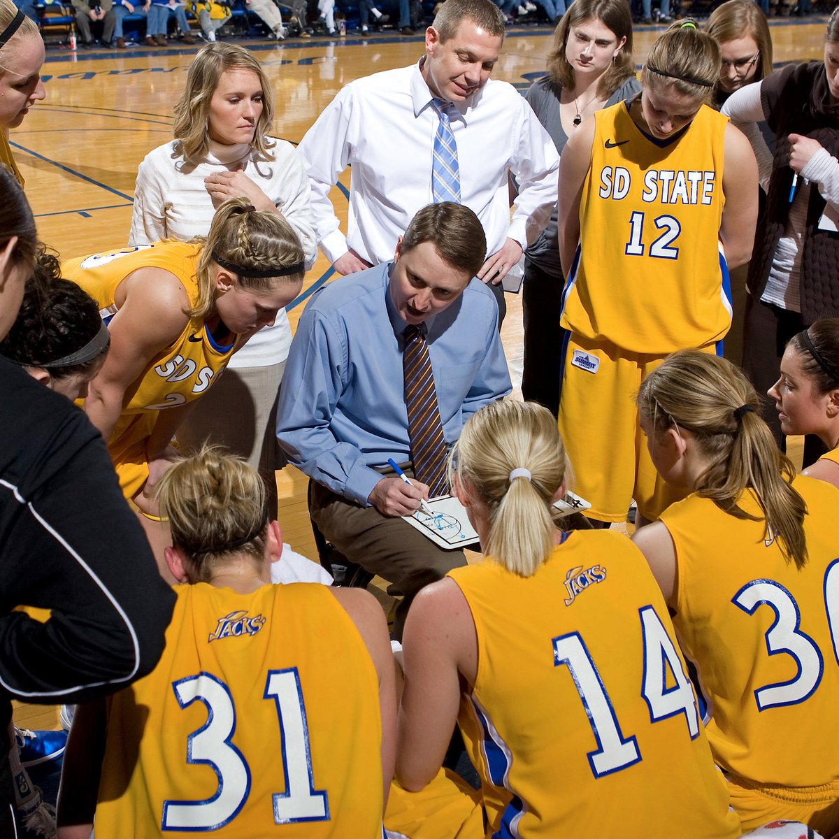 Jackrabbit WBB on Twitter: "📆 OTD in 2000: @Coach_AJ was officially named head coach at South ...