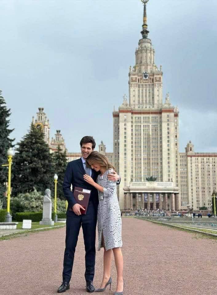 Trollstoy on Twitter: "Syrian President Bashar al-Assad's eldest son graduated on Moscow State ...