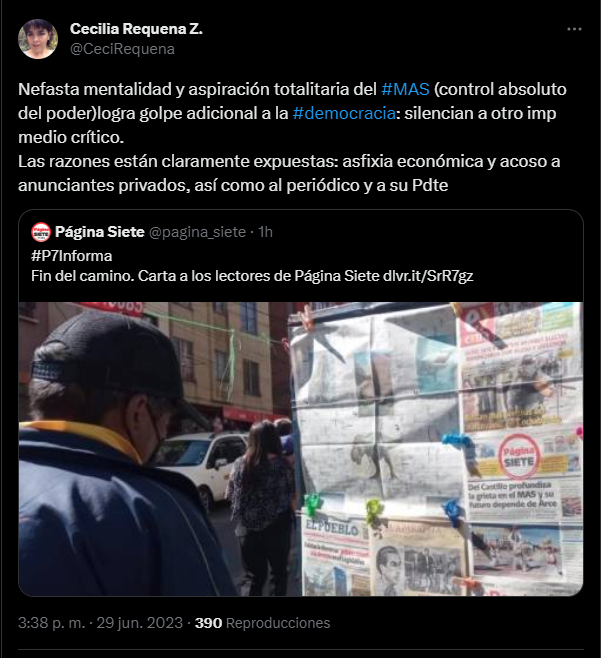 Agencia De Noticias Fides On Twitter 🔵 Anf La Senadora De Cc