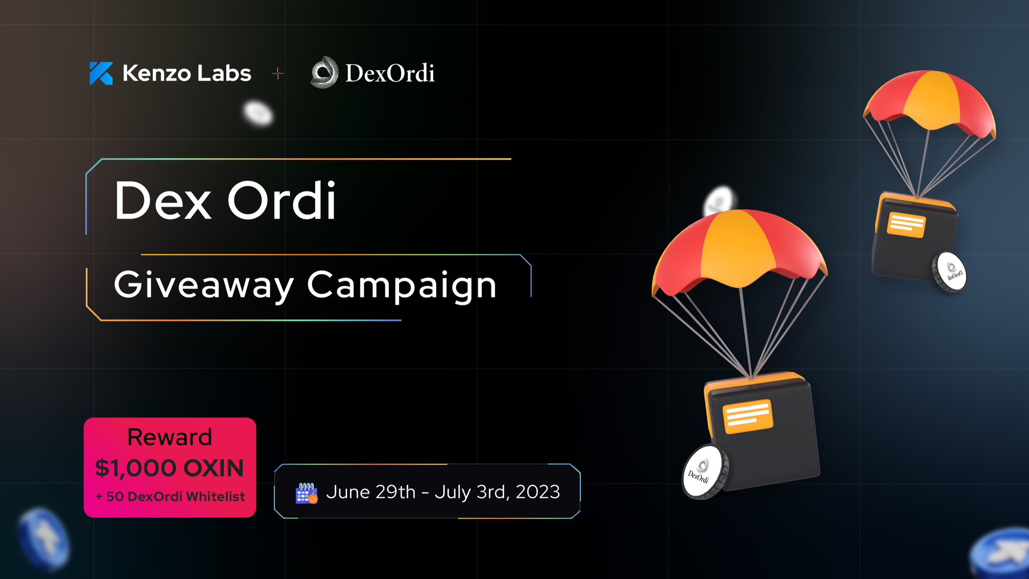 Kenzo Labs (ex Kenzo Ventures) on Twitter: "🎉Join us for the next #Giveaway Campaign with ...