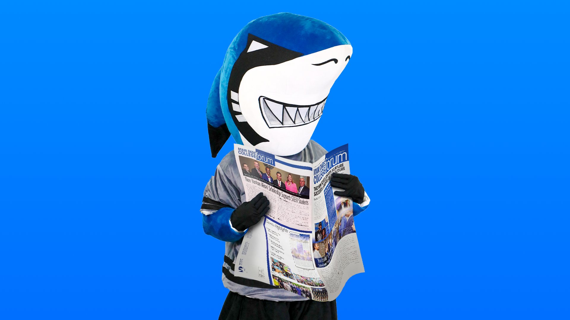 Miami Dade College Mascot Photo Gallery: Miami Book Fair | Friday,