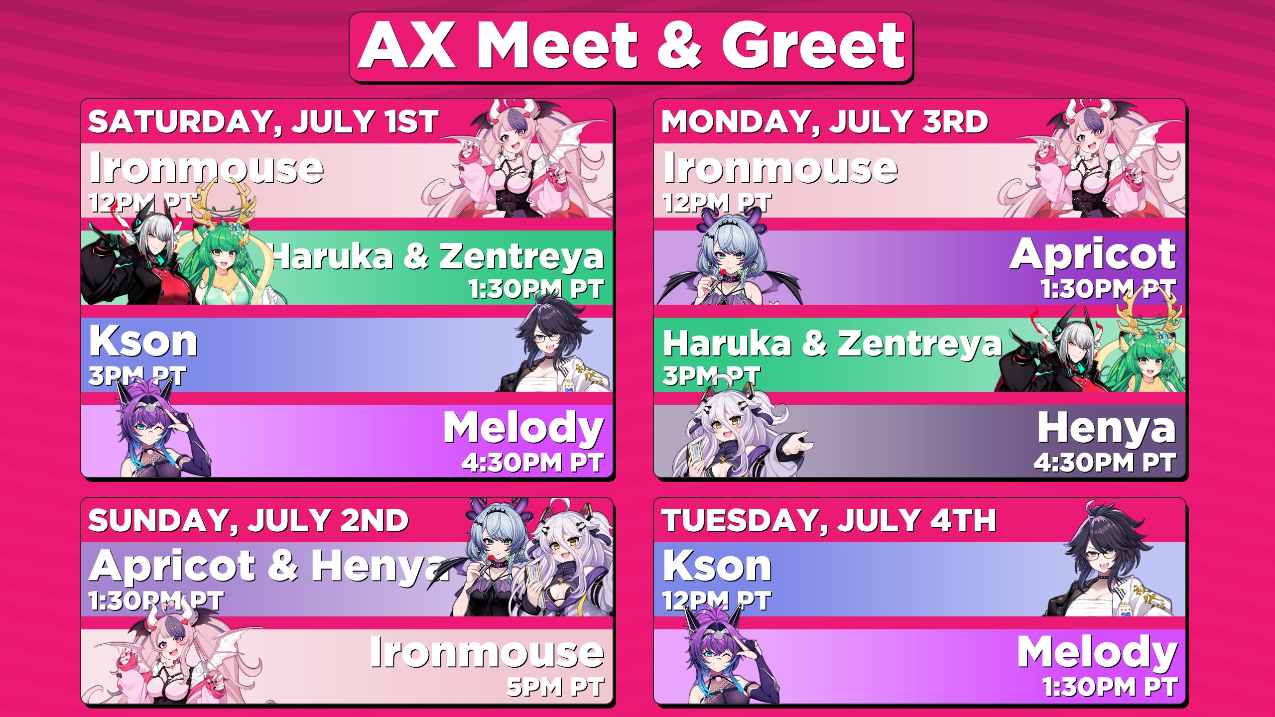 VShojo on Twitter: "We will be holding a silent auction for all of our life size talent standees ...