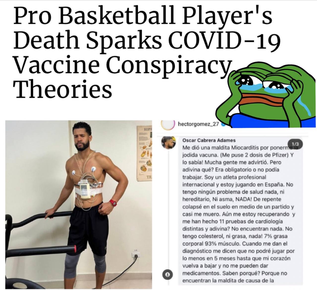 ZAVI⭕️R on Twitter: "RT @MJTruthUltra: Basketball player Óscar Cabrera Adames died of a heart ...