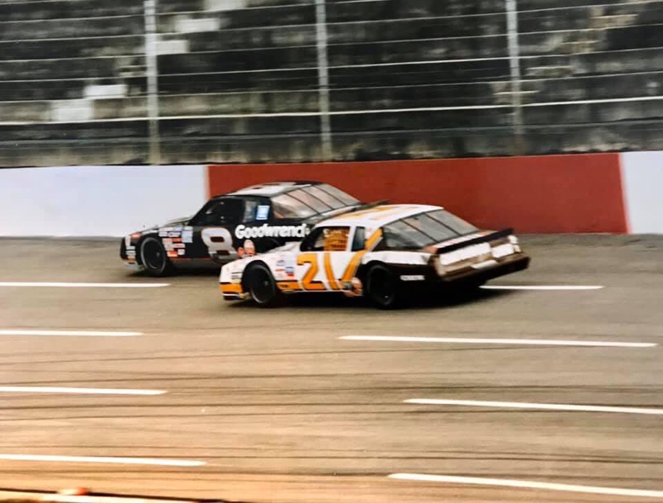 The Dale Earnhardt Archive on Twitter: "Dale Earnhardt on the outside of Larry Pearson in the ...