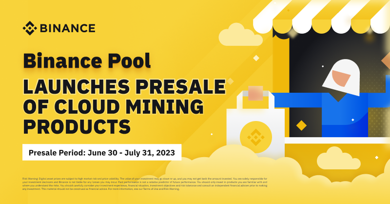 Binance on Twitter: "#Binance has launched a presale of Cloud Mining products for #BTC mining ...