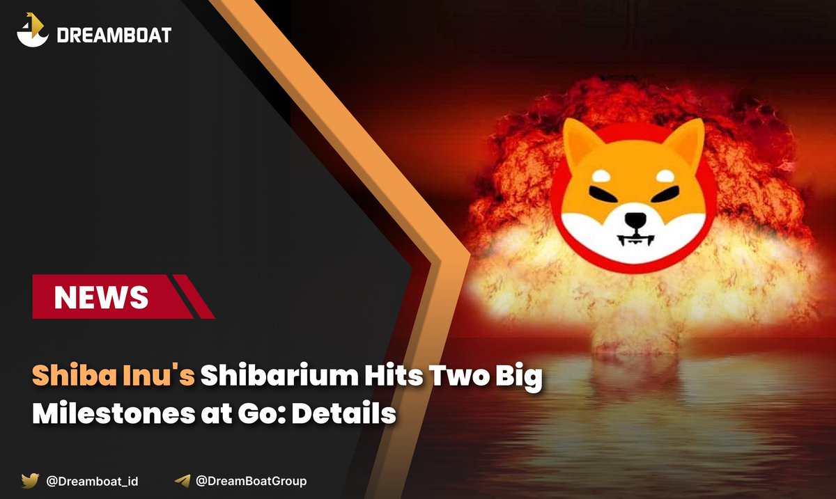 Dreamboat on Twitter: "Shiba Inu Layer 2 Shibarium's beta has smashed two big milestones at once ...
