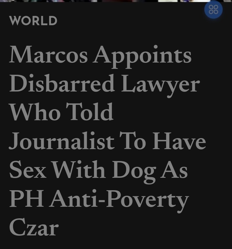 Manuel Laserna Jr On Twitter Marcos Appoints