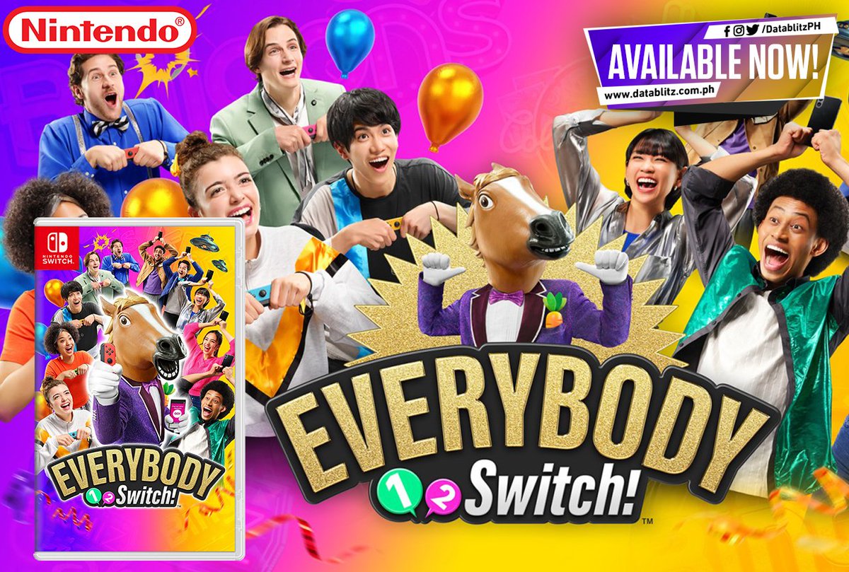 DataBlitz on Twitter: "NON-STOP FUN AND LAUGHTER. Everybody 1-2 Switch - NSW will be available ...