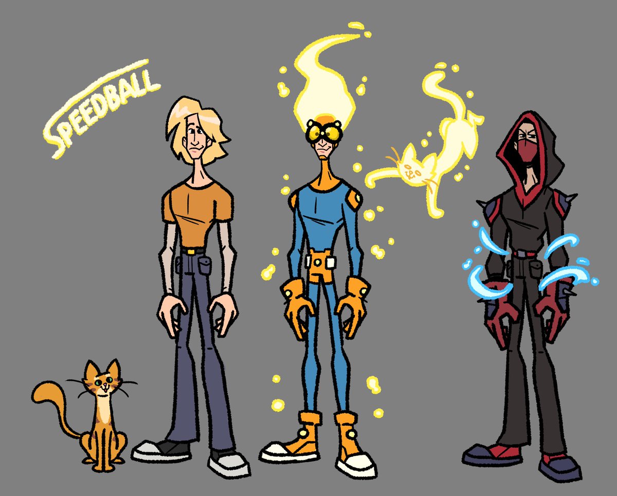 Marvel Speedball Redesign