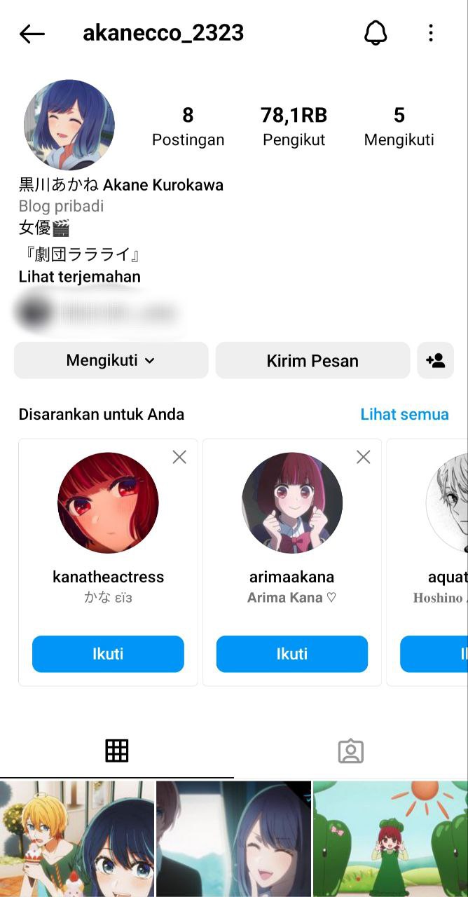 Oshi no Ko Fess (ON 💌) on Twitter: "Onk ini produsernya niat bangat sampai buat akun Instagram ...