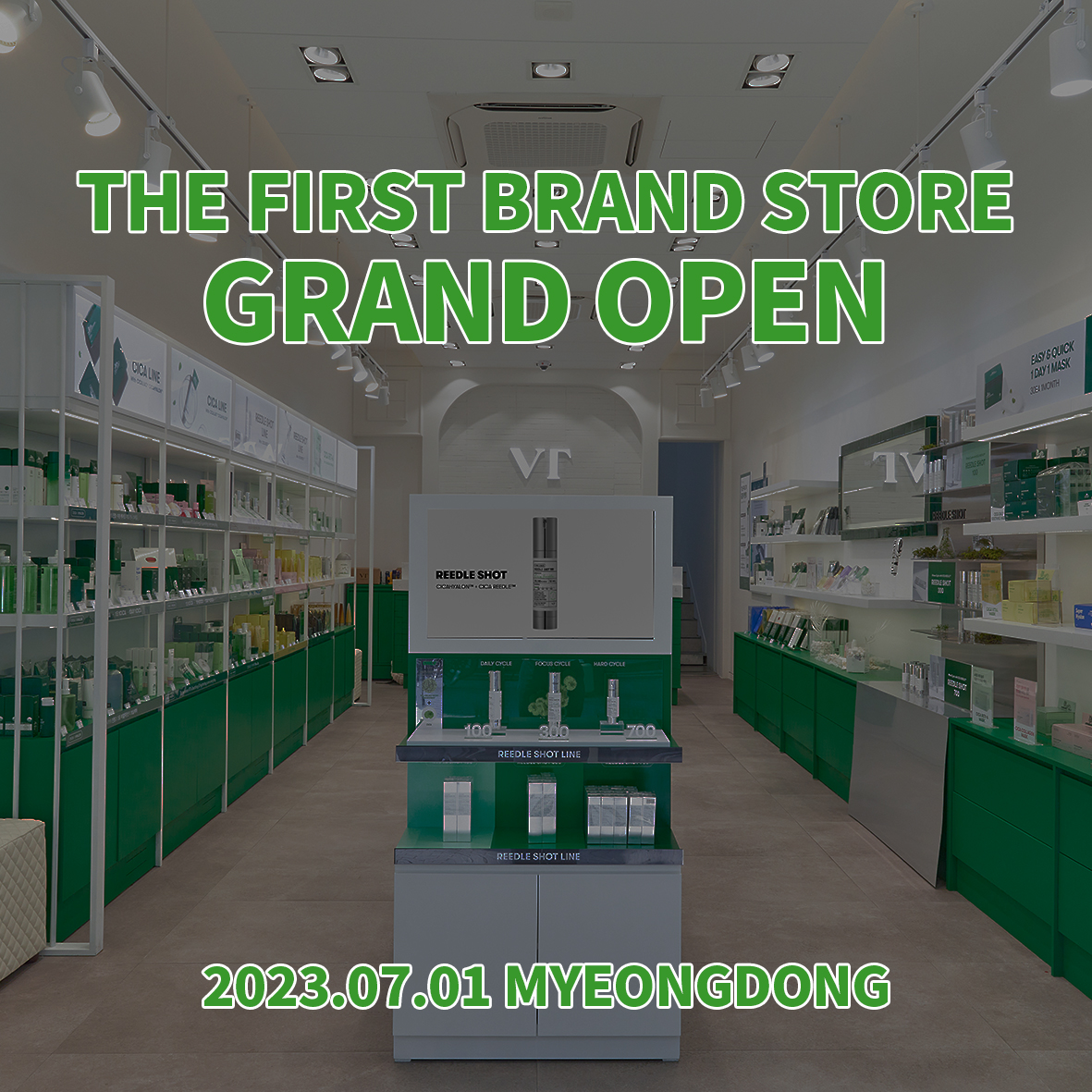 vtcosmetics_japan on Twitter: "#VT BRAND STORE 本日OPEN 🙌 オープンを一緒に祝ってください🎊 来店するだけで リードルショット3種サンプル🎁 ...