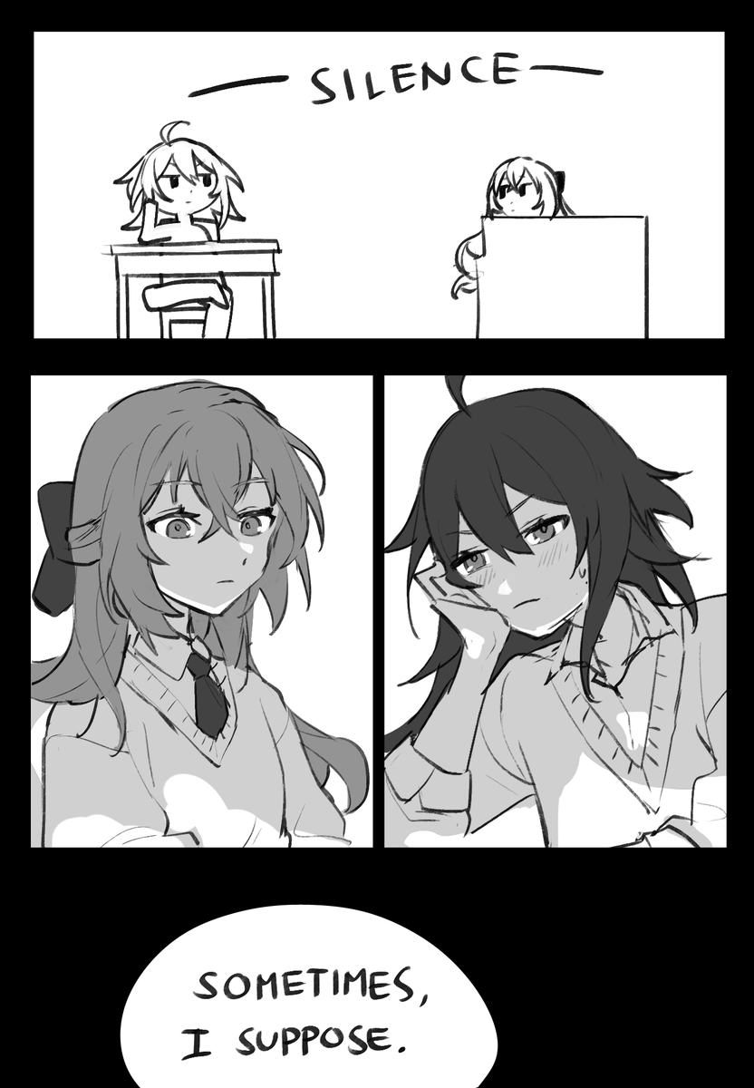 Xan πππ¦ Kinda Busy On Twitter Bronseele School Au Where Bronya Makes Music To Cope Bronya