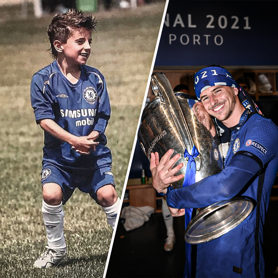 Mason Mount lived the dream at Chelsea 💙 Joined the club at the age of ...