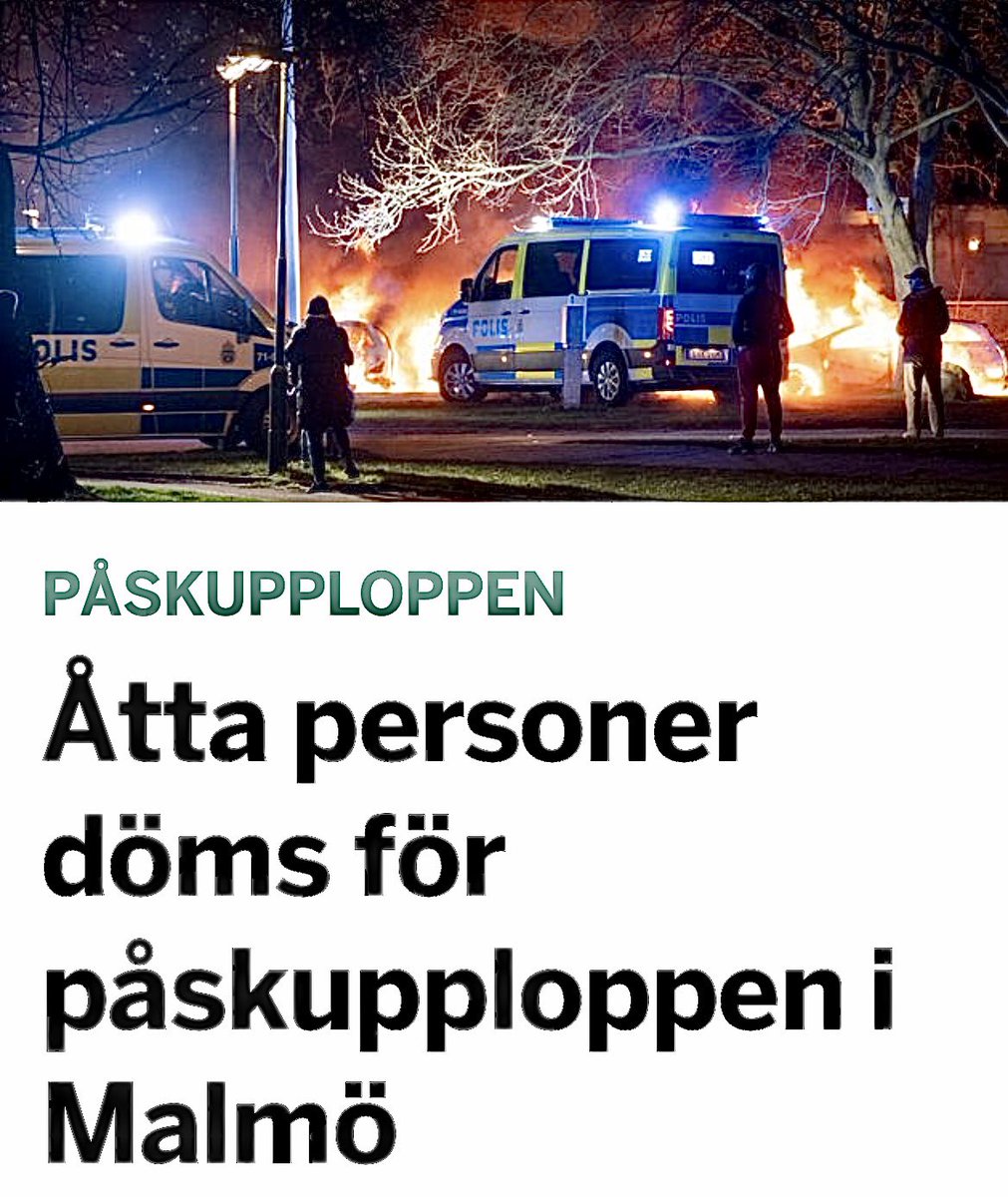 Lennart Wallger🇸🇪 on Twitter: "8 muslimer🕌döms av @Malmo_tingsratt för TERRORDÅDEN i Malmö under ...