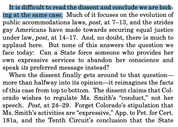 pragmatometer on Twitter: "In which Gorsuch is not impressed with Sotomayor's dissent (joined by ...