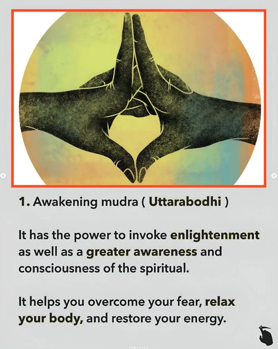 5 most powerful hand Mudras you should be using. - Thread from ...