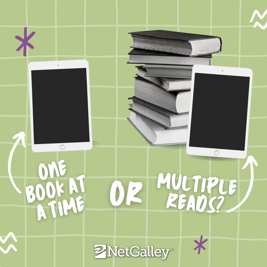 NetGalley on Twitter: "How many books are you usually reading? One book at a time? 📘or multiple ...
