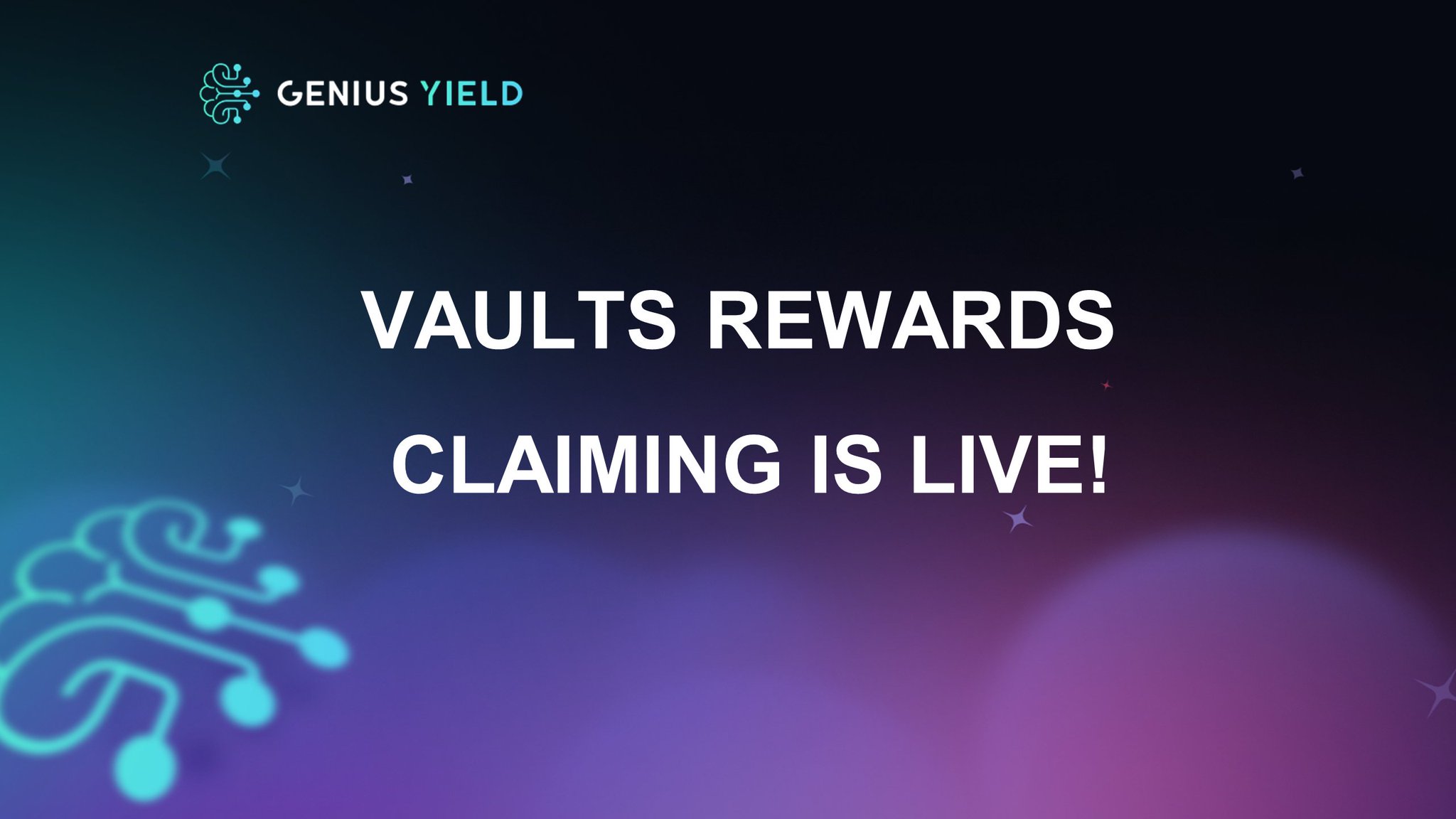 Genius Yield official on Twitter: "📣 Vault #Rewards claiming is live! 📣 Keep in mind if you have ...