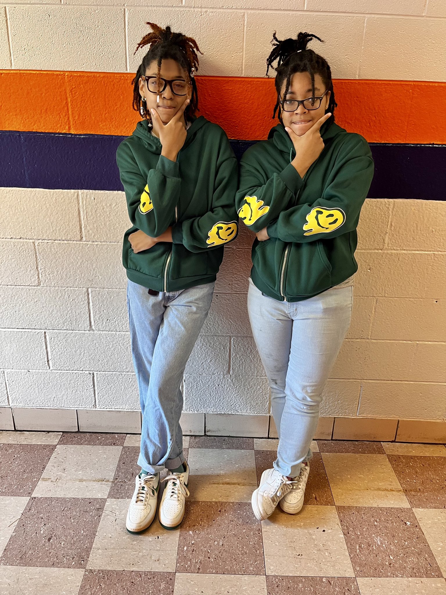 High School Twin Day Couples