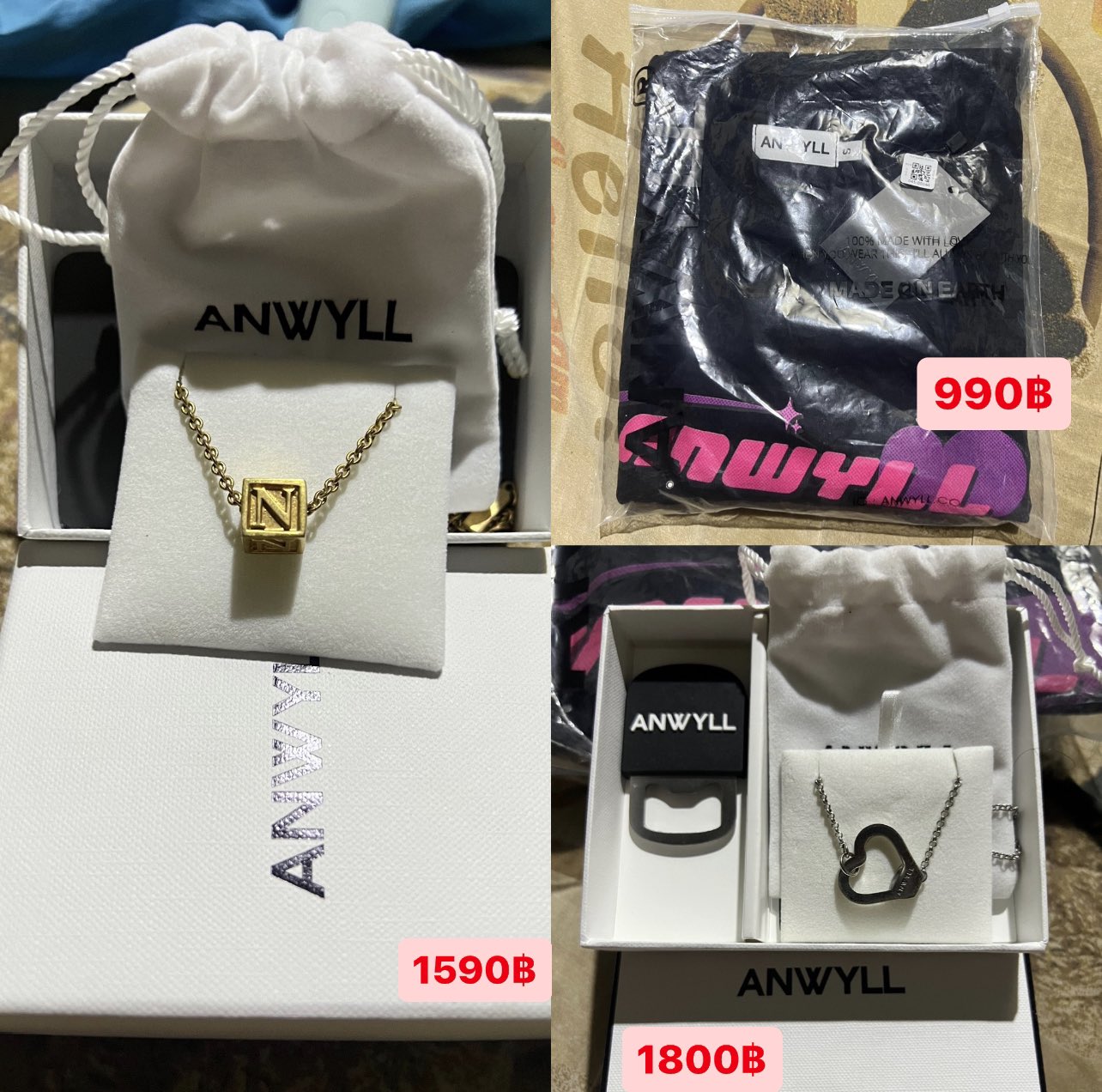 {sᴍɪʟᴇ’ʏᴡ._.ᴛɪᴅᴀ 🍅• •🍅} วชก on Twitter: "📍เปิดแผงหน่อยคั้บบ 📌 -เสือ ANWYLL 990฿ ไซส์ S -สร้อย ...