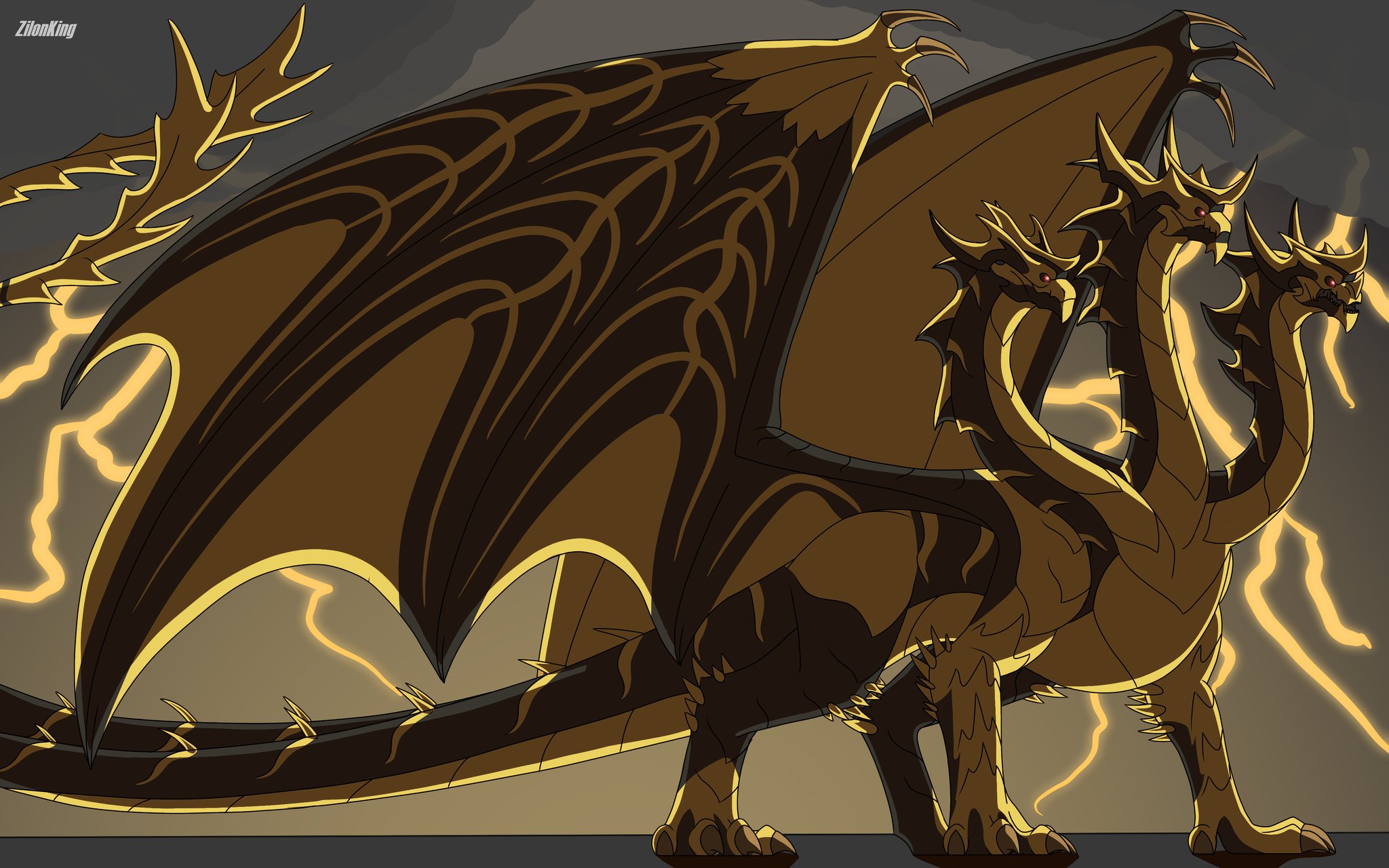 Keizer Ghidorah- MonsterVerse Design By TotemOfHorror On, 44% OFF