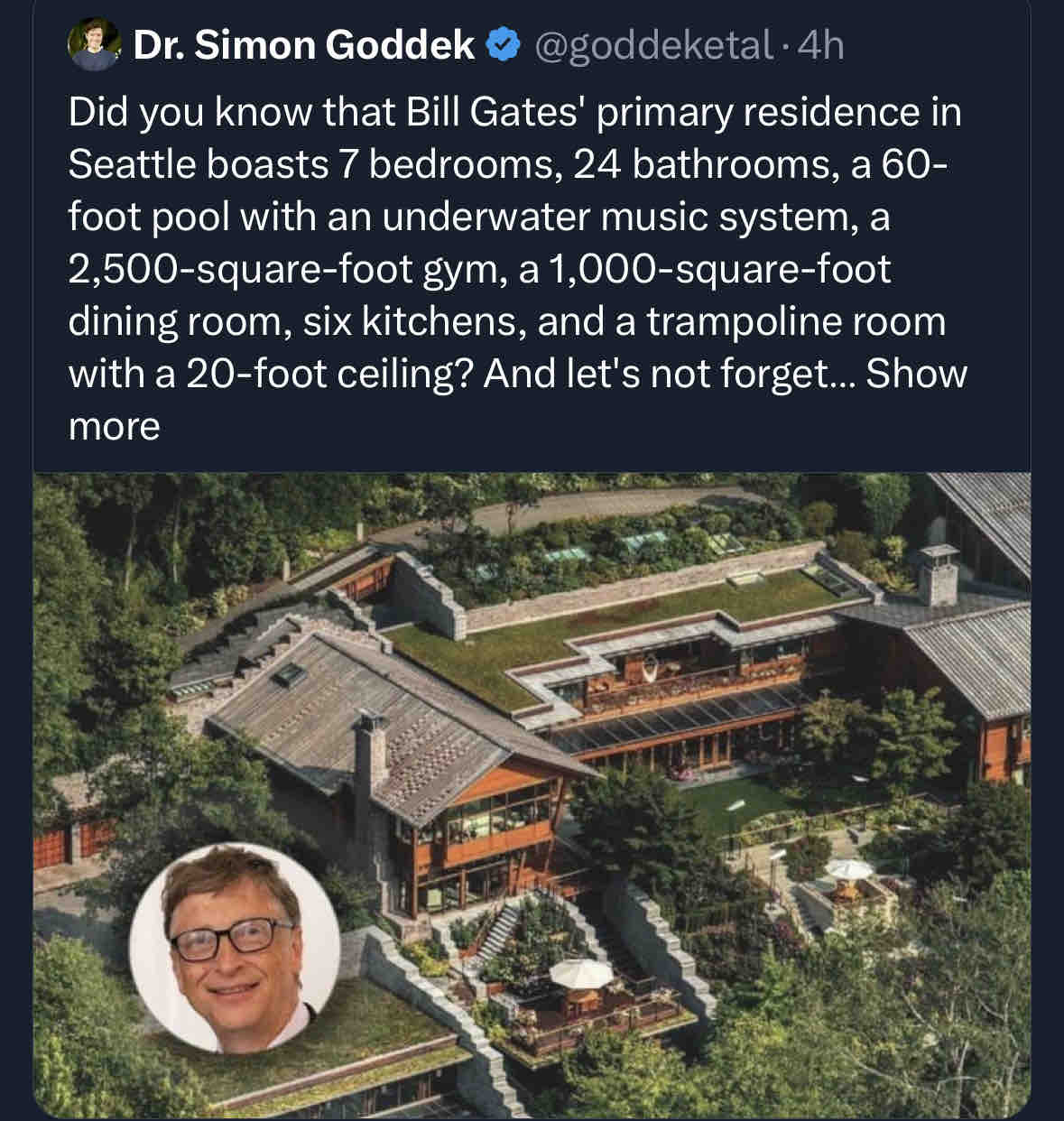 Bill Gates Underwater House