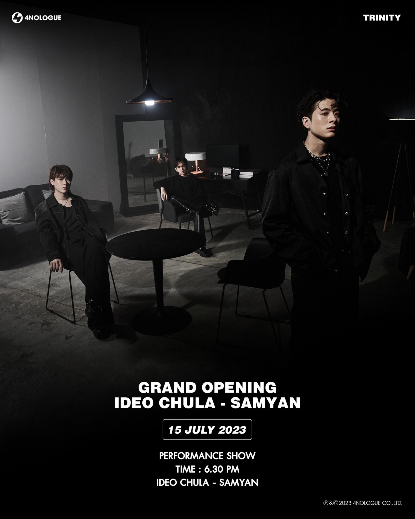 TRINITY on Twitter: "อัปเดตตารางงานศิลปิน! มาเจอกับพวกเรา TRINITY ได้ที่งาน Grand Opening IDEO ...