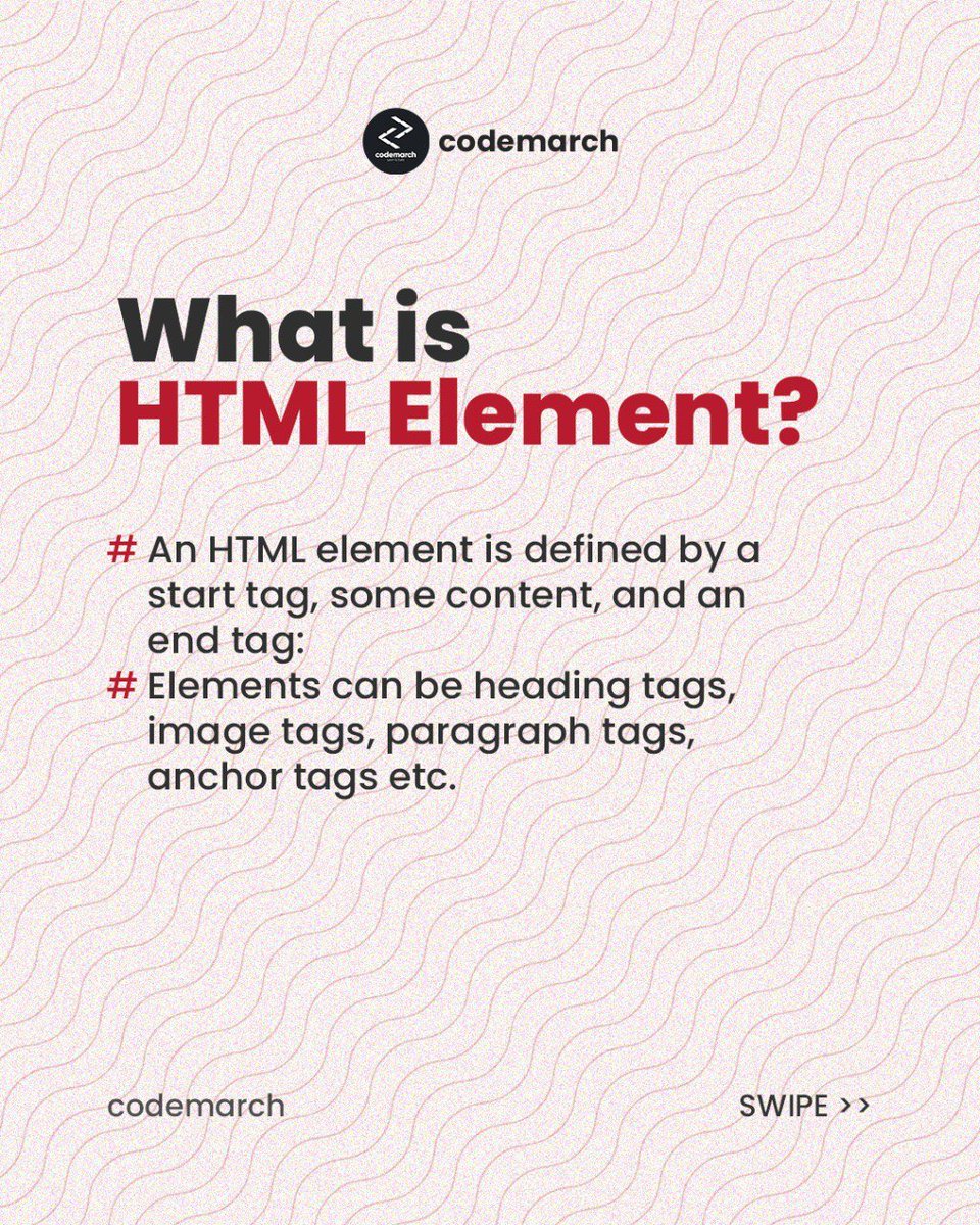 Introduction to HTML: - Thread from codemarch @codemarch - Rattibha