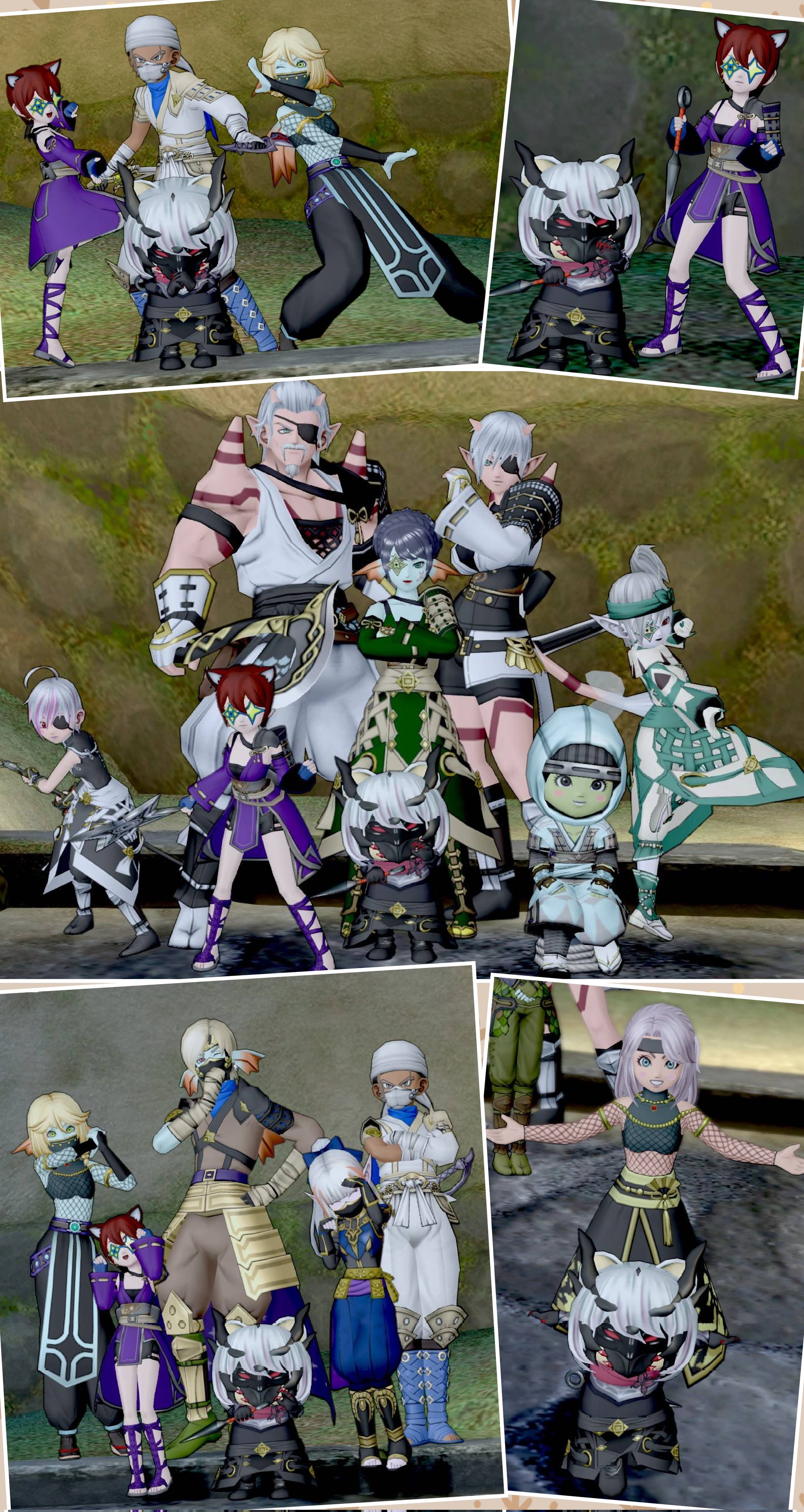 マコト＠DQX on Twitter: "昨日は #忍交流会 に忍んできました ﾆﾝﾆﾝ🥷🏻 沢山の方とペアドレアをしてしま……しました 😘 皆さんちゃんと忍具まで用意されてて流石…🪬 ...