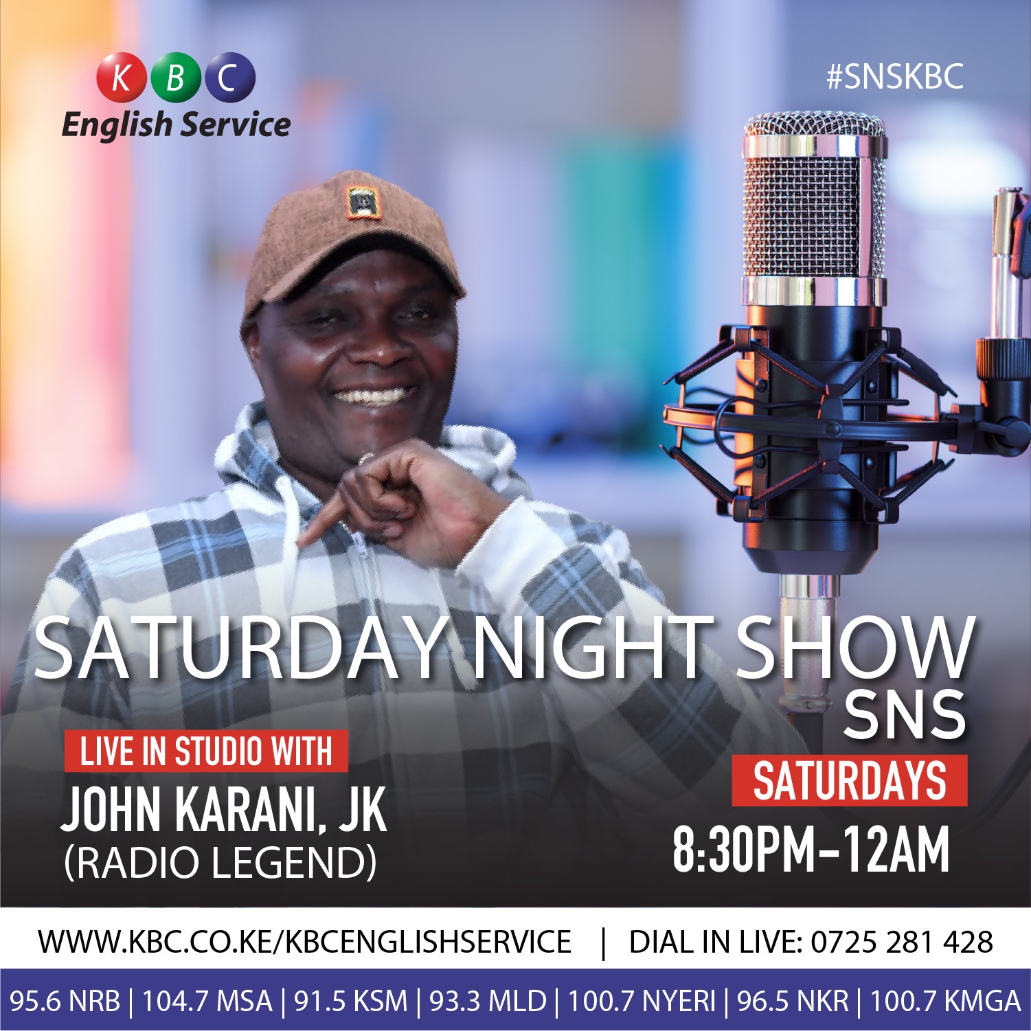 KBC English Service on Twitter: "Saturday Night Show. Goodtimes are back with John Karani 8.30pm ...