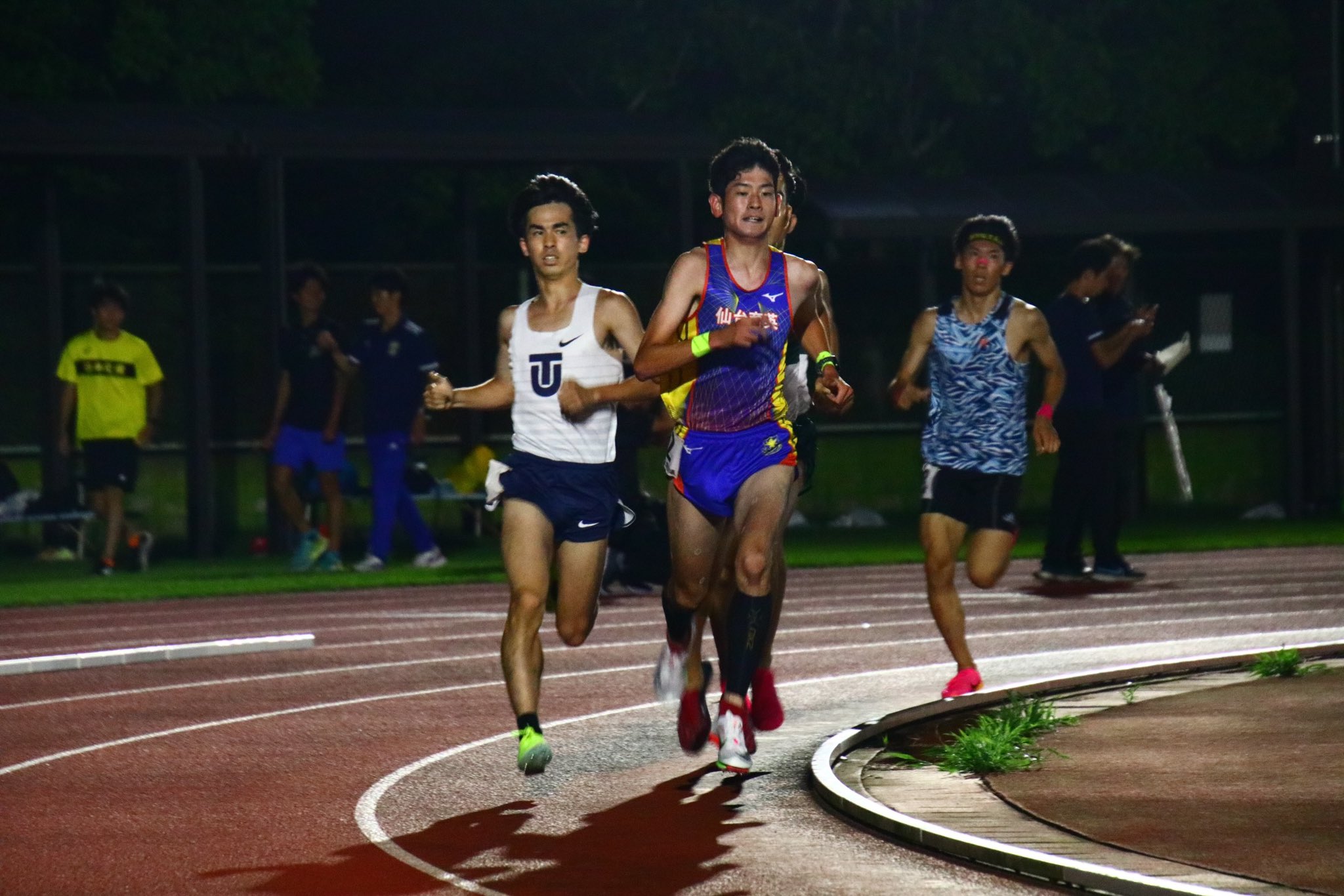 まっちゃん on Twitter: "【ﾄﾗｲｱﾙ in いせさきﾅｲﾀｰ記録会】 男子3000m 🥇奥山輝(東洋大学) 8:06.21 🥈大濱逞真(仙台育英高) 8:09.78 🥉冨永昌輝 ...