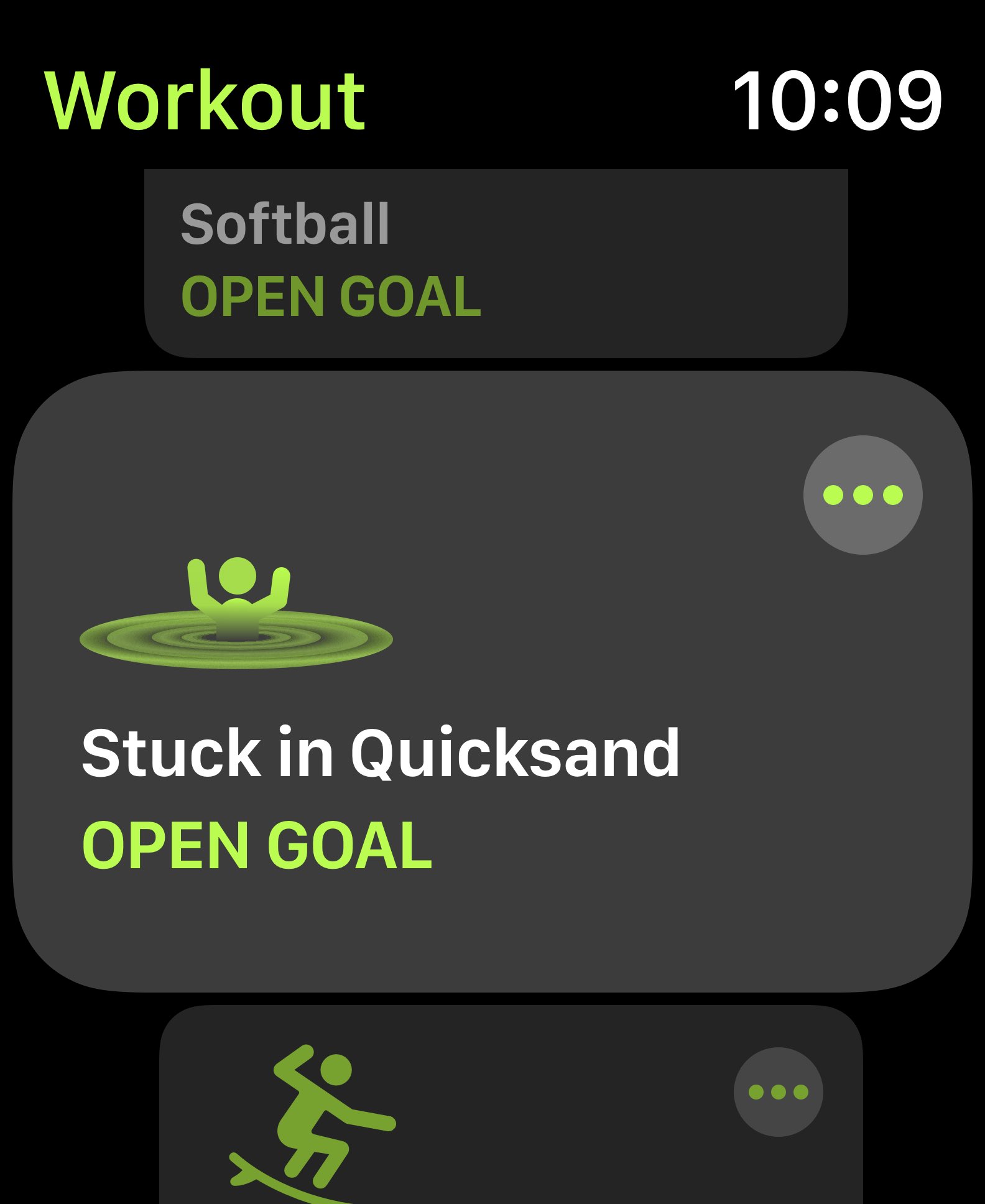 Basic Apple Guy on Twitter: "Lesser known Apple Watch Workouts: Stuck in Quicksand 🏜️ https://t ...