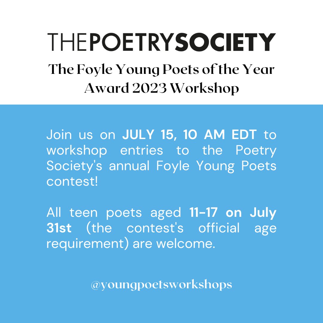 Young Poets Workshops (@YngPoetWorkshop) / Twitter