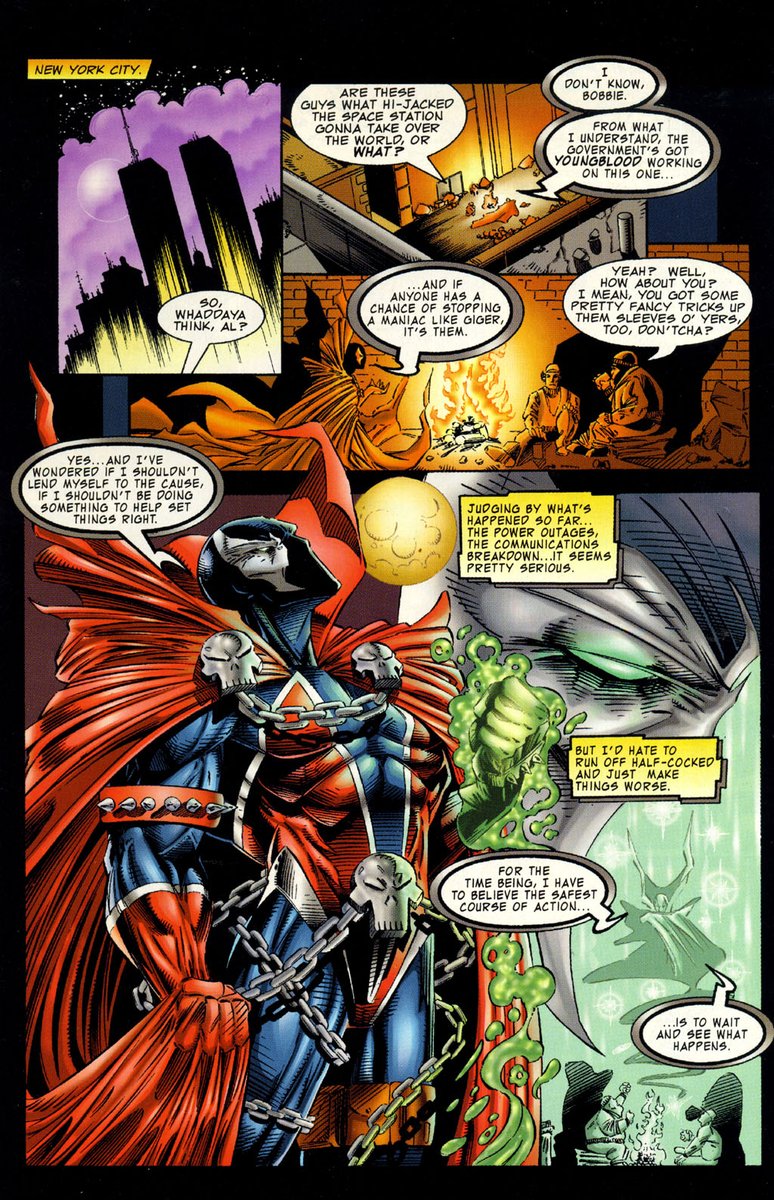 Daily Spawn Archive on Twitter: "Spawn makes an appearance in Team Youngblood #3 (1993). Art by ...
