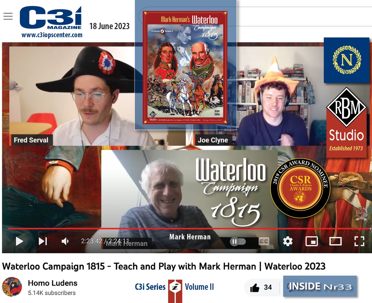 Rodger MacGowan on Twitter: "18 June 2023 – by Fred Serval & Joe Clyne, Homo Ludens YouTube ...