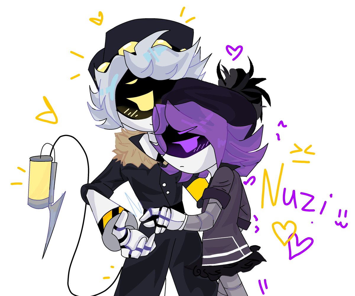 . V3LVETT ‼️OMG on Twitter: "Nuzi sketch:33 eNVy next!! #murderdrones #nuzi"