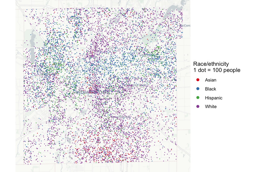Kyle Walker on Twitter: "The easiest way to add a basemap to your #rstats maps is `ggspatial ...