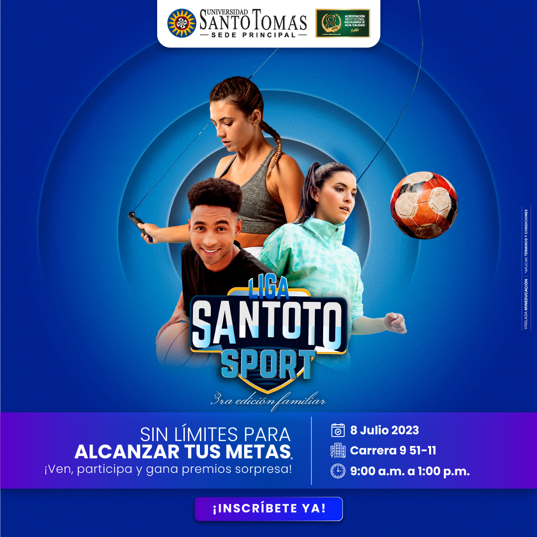 Universidad Santo Tomás Colombia on Twitter: "¡Llegó la Liga Santoto Sport! ⚽ 🏀 ¡Un evento ...