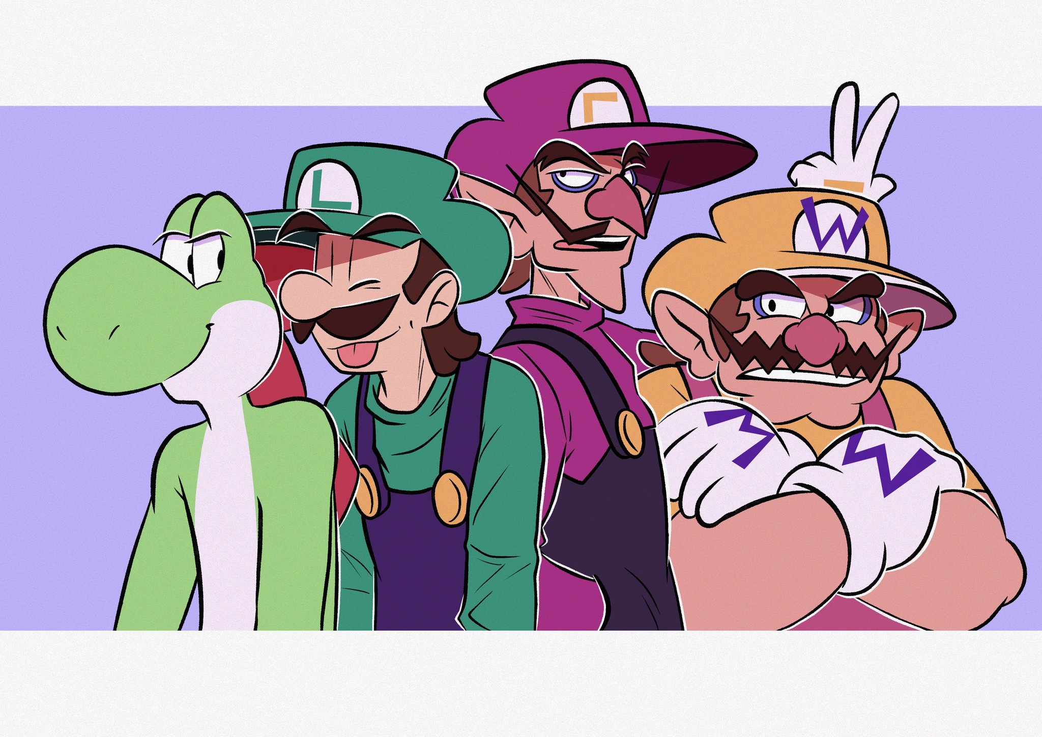 Wario And Waluigi Partners In Time